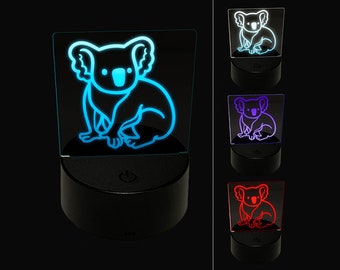 Koala Bear Lamp - Etsy