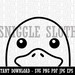 Peeking Duck Goose Clipart Instant Digital Download SVG EPS - Etsy