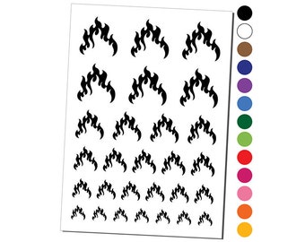 Firefighter Temporary Fake Tattoo Sticker set of 2 - Etsy