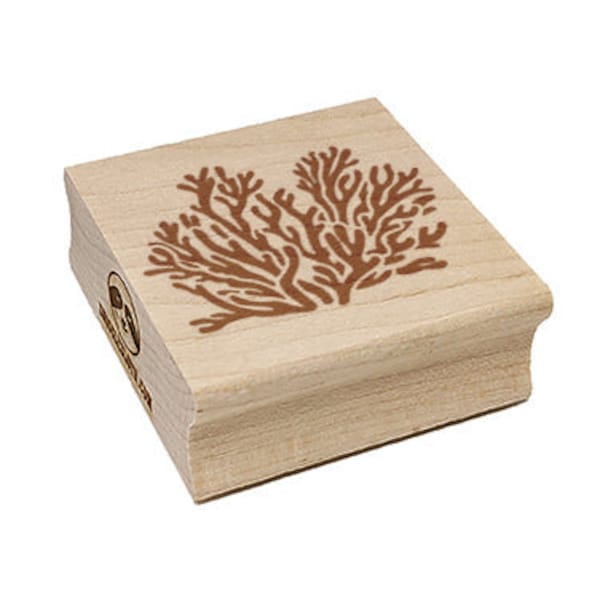 Rubber Coral Stamp - Etsy