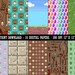 Pixel RPG Gaming Background Digital Paper Download JPG PDF Png File for ...