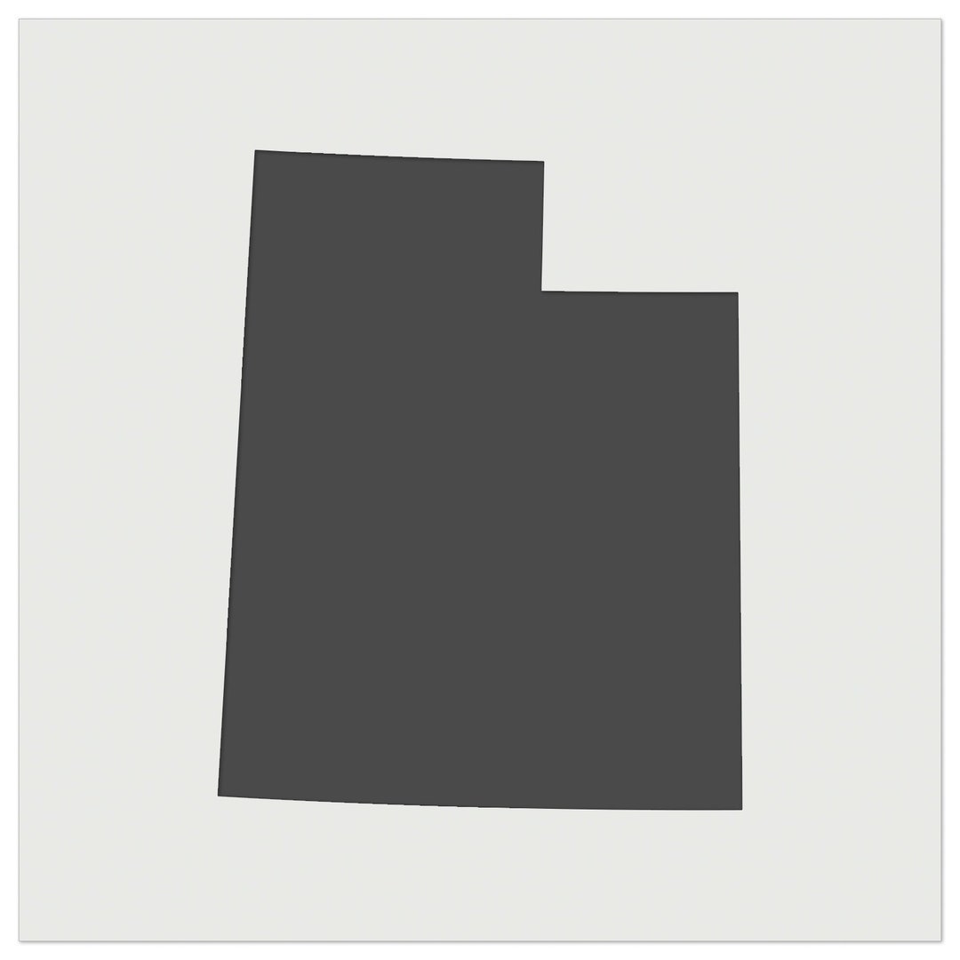 Utah State Silhouette Wall Cookie DIY Craft Reusable Stencil - Etsy