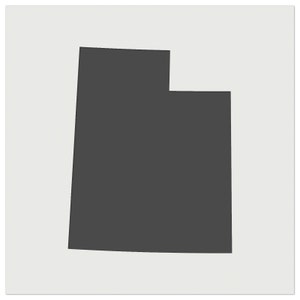 Utah State Silhouette Wall Cookie DIY Craft Reusable Stencil - Etsy