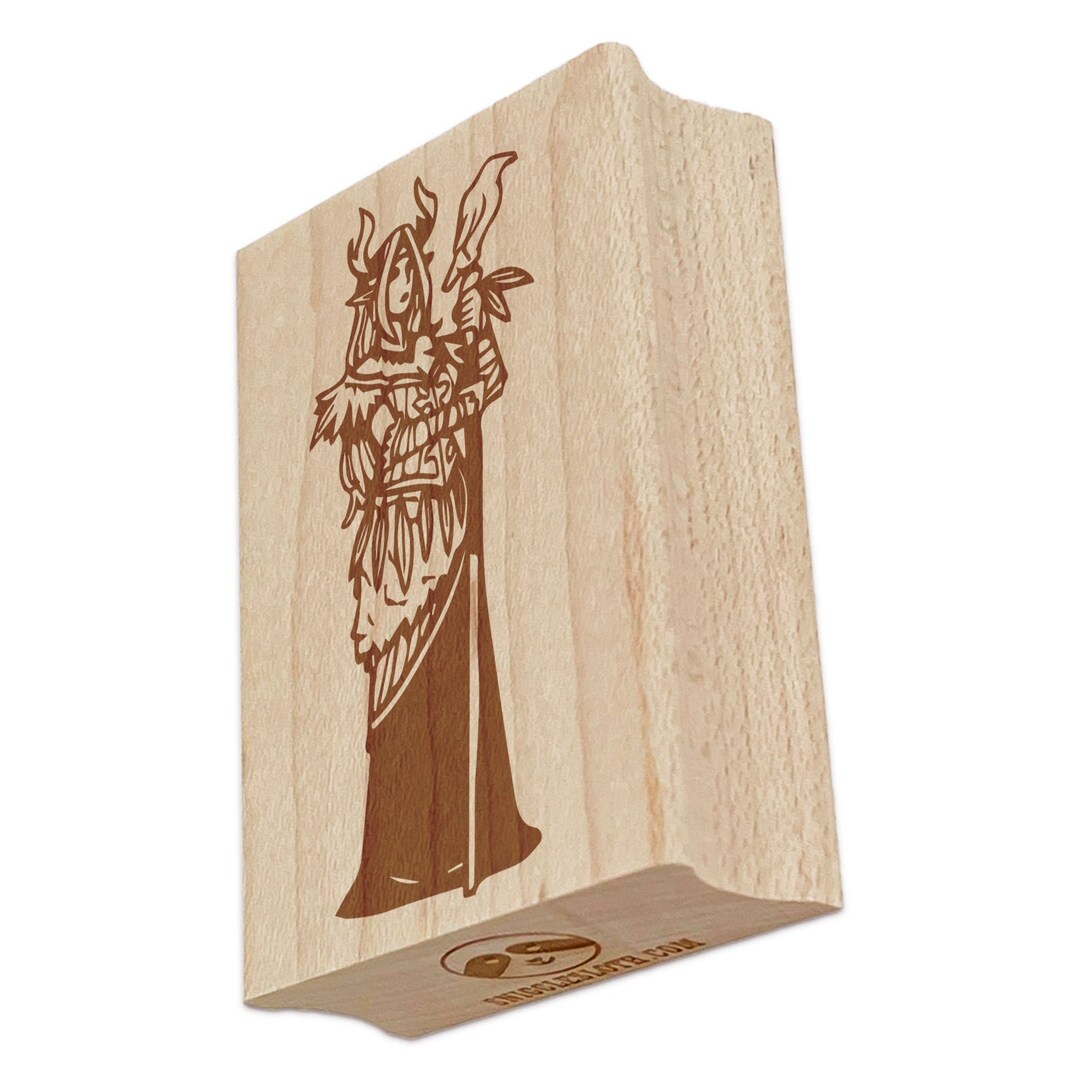 RPG Class Druid Nature Healer Rectangle Rubber Stamp for - Etsy