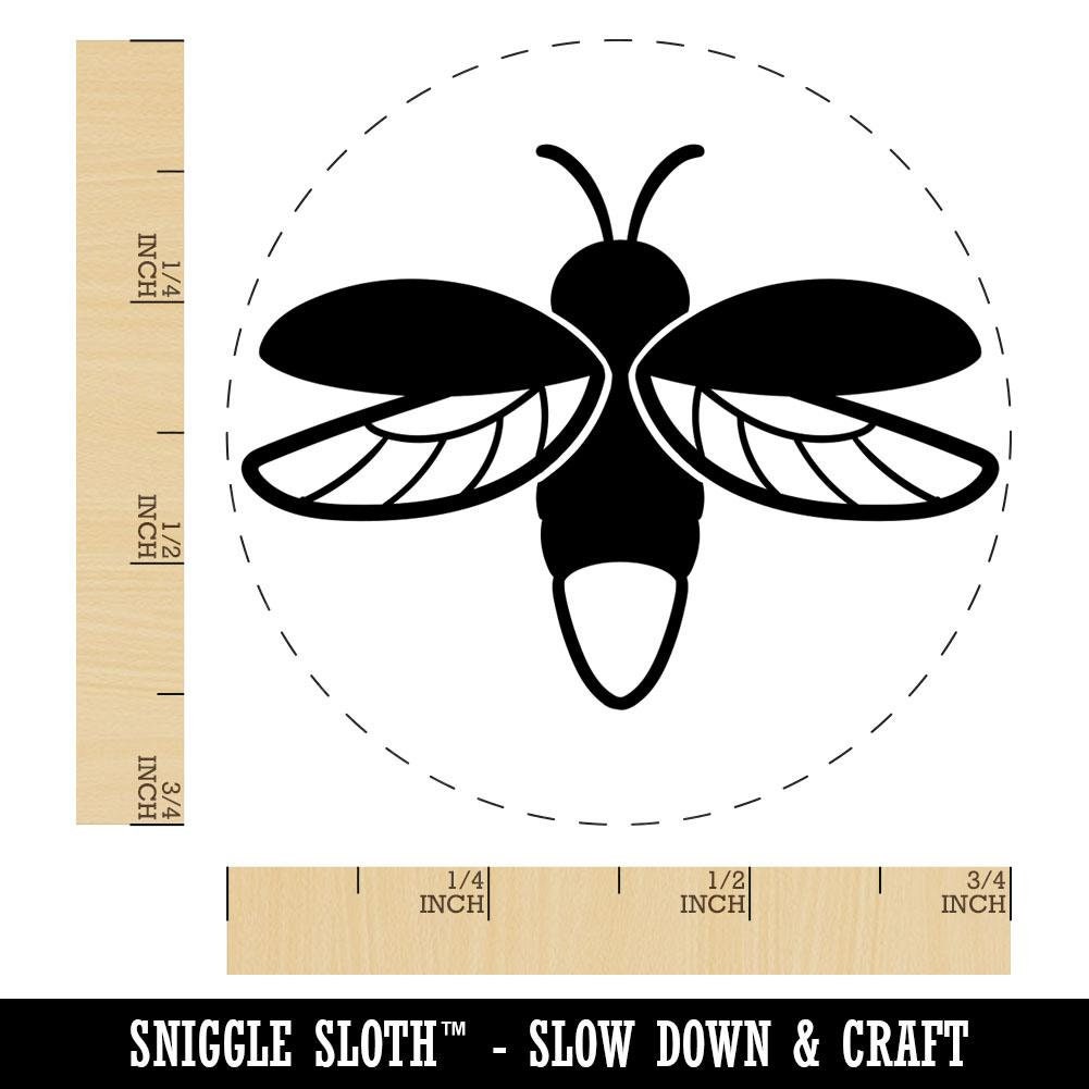 Flying Firefly Lightning Bug Rubber Stamp for Stamping - Etsy