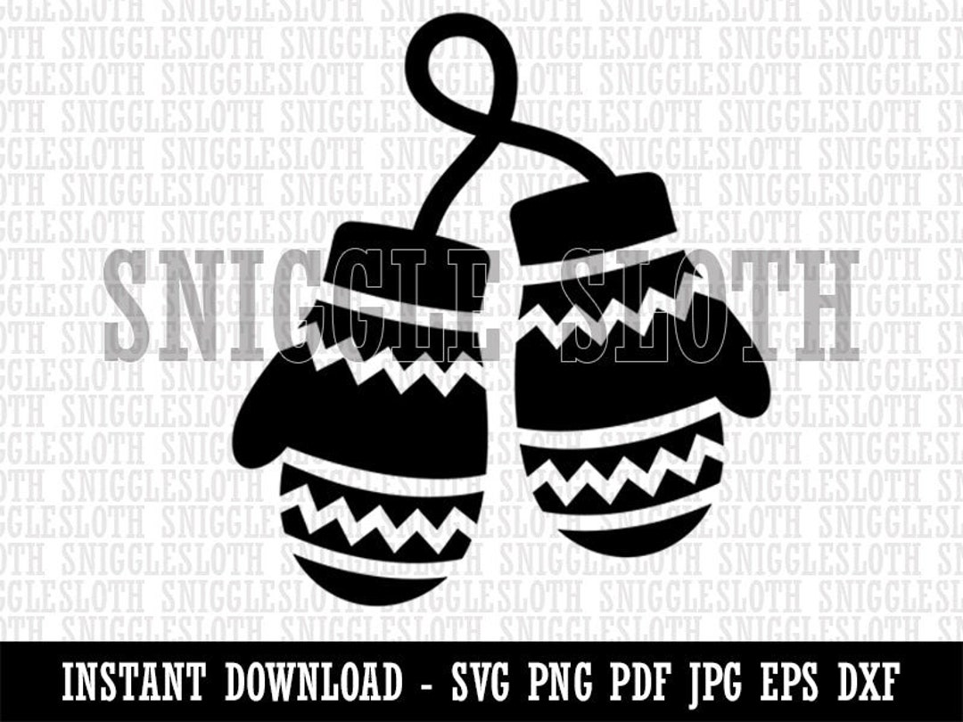 Cozy Winter Mittens Clipart Instant Digital Download SVG EPS PNG Pdf Ai ...