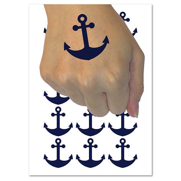 Ship Anchor Fake Tattoo - Etsy