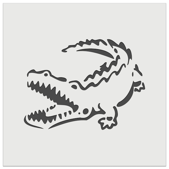 Alligator Wall Stencil