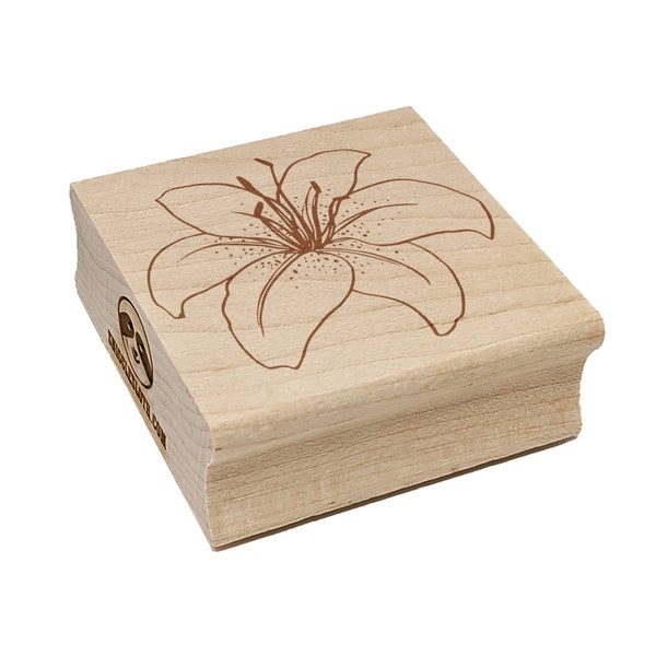 Lily Rubber Stamp - Etsy