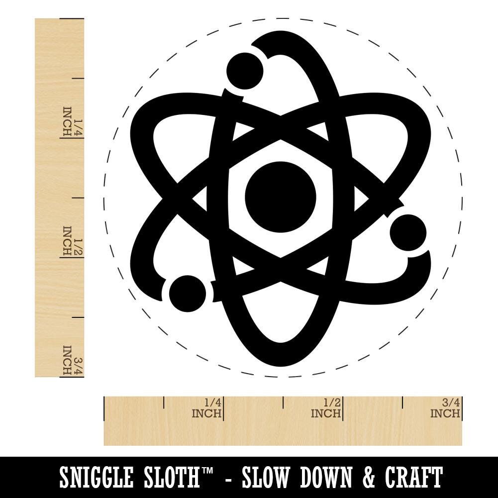 Atom Atomic Chicken Egg Rubber Stamp - Etsy