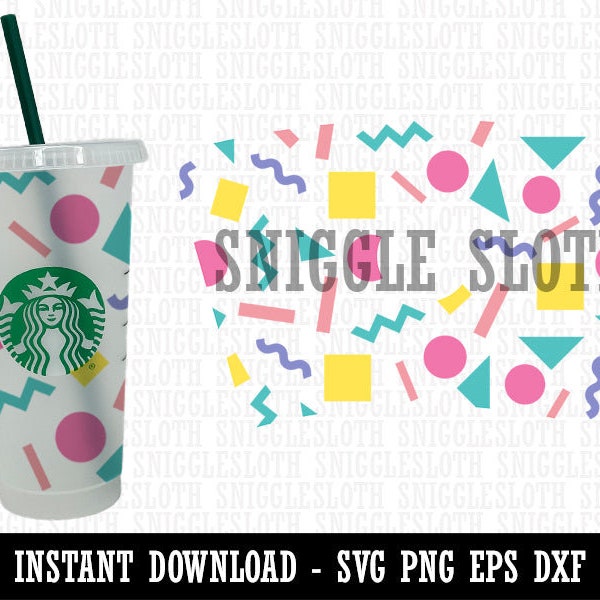 90s Cup Pattern - Etsy