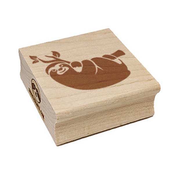 Sloth Rubber Stamp - Etsy