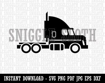 Big Rig Clipart - Etsy