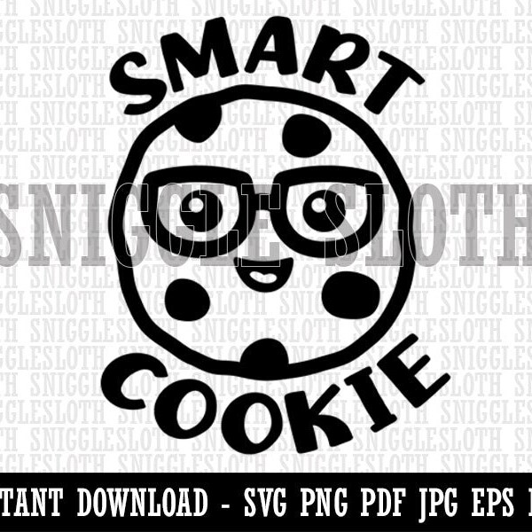 Smart Cookie Clipart - Etsy