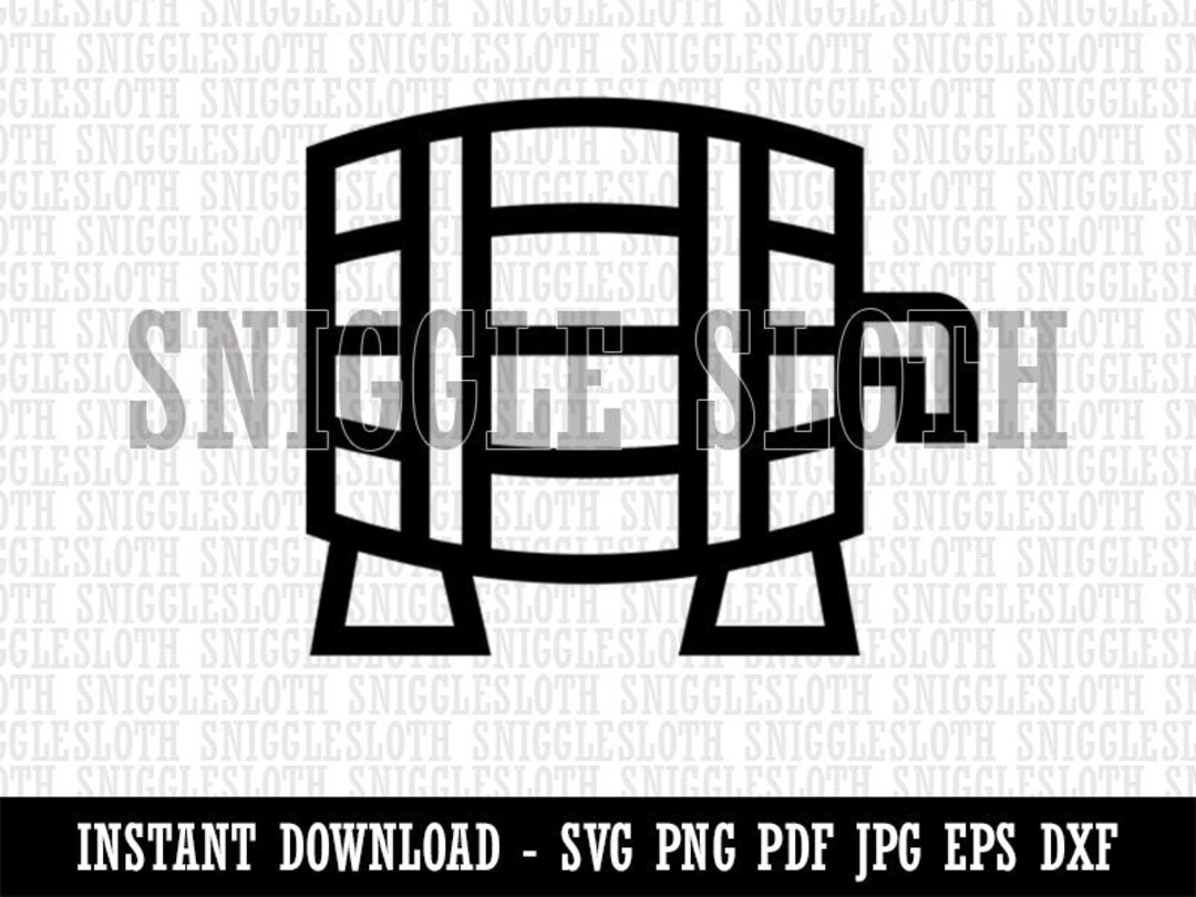 Beer Keg Icon Clipart Instant Digital Download SVG EPS PNG Pdf - Etsy