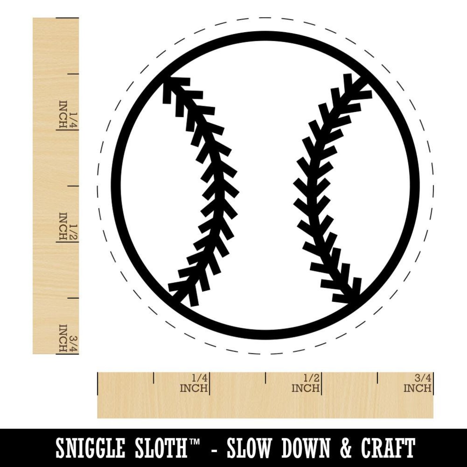 Baseball Softball Rubber Stamp for Stamping Crafting Planners - Etsy