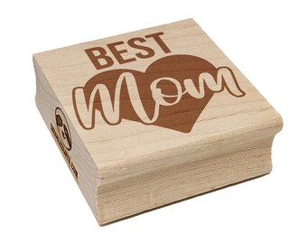 Mom Rubber Stamp | Etsy
