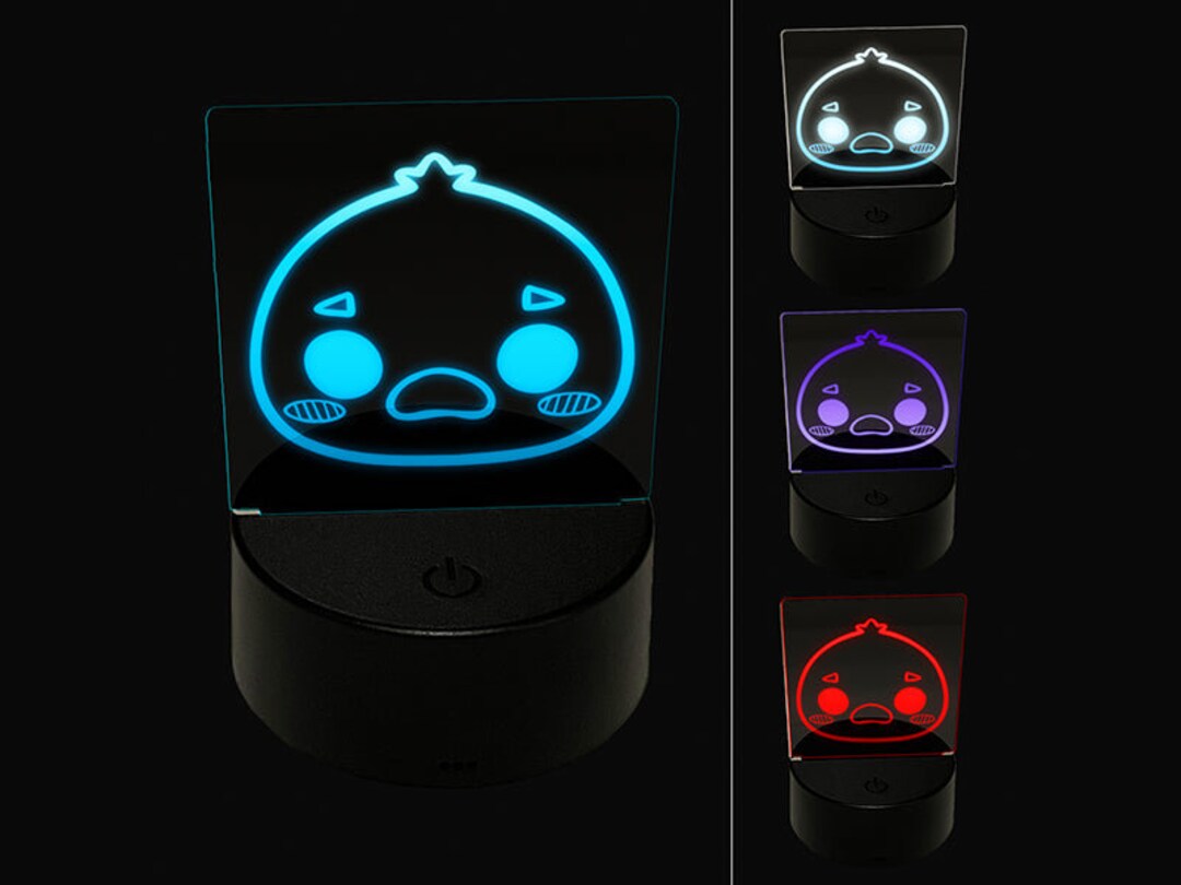 Charming Kawaii Chibi Duck Goose Face Blushing Cheeks Farm - Etsy