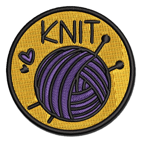 Knitting Patch - Etsy