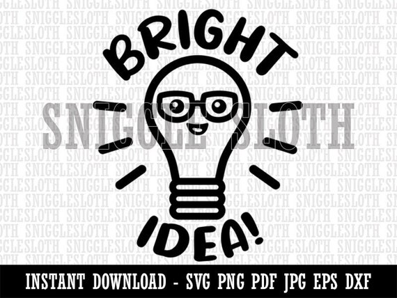 Bright Idea Lightbulb Clipart
