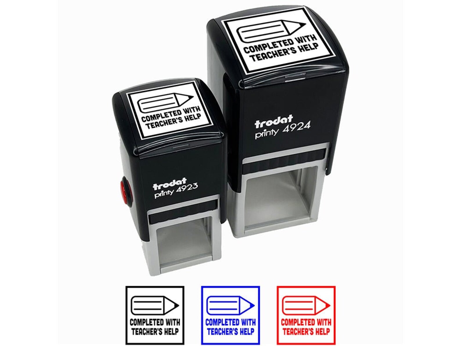 Completed With Teacher's Help Pencil Motivation - Etsy