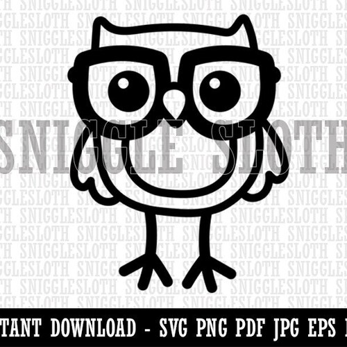 Owl Svg Png and Jpeg Eps Files Instant Download Owl Files - Etsy