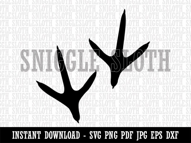 Chicken Tracks Clip Art
