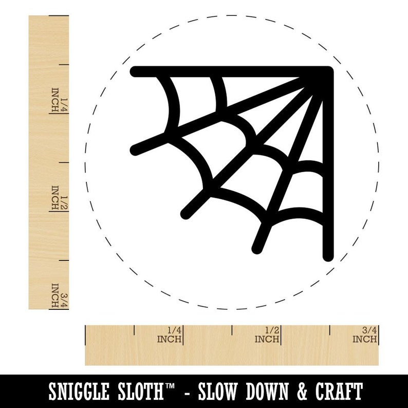 corner-spider-web-rubber-stamp-for-stamping-crafting-planners-etsy