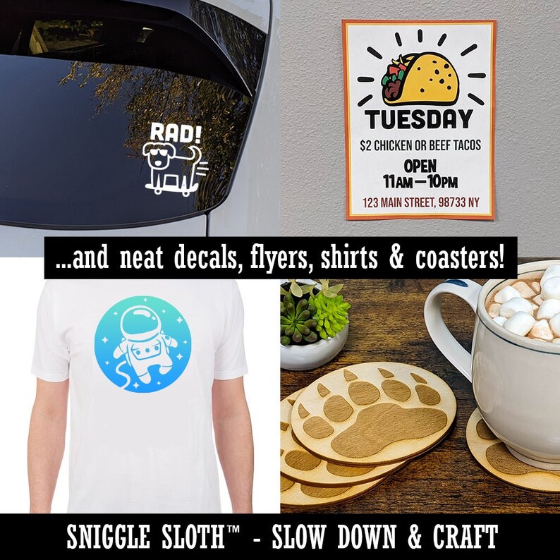 Chibi Dachshund Wiener Dog Border Clipart Instant Digital | Etsy