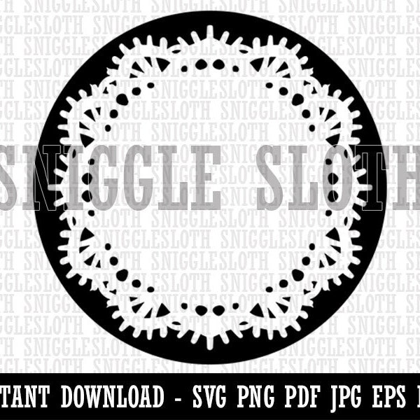 Lace Doily Clipart - Etsy