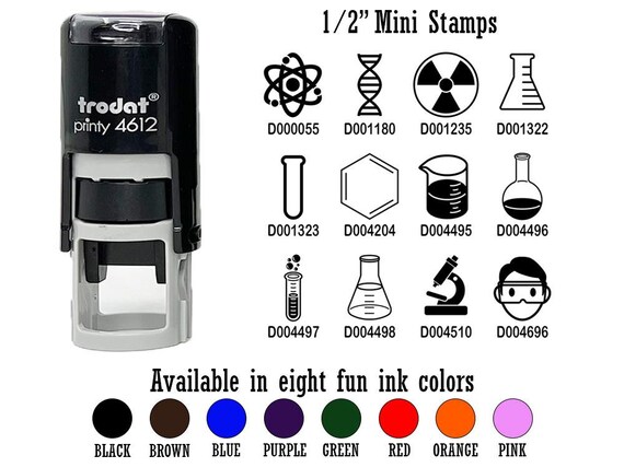 Science Rubber Stamps