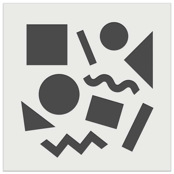 90s Pattern Stencil - Etsy