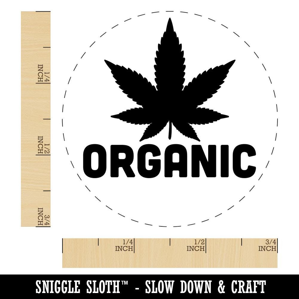Organic Marijuana Leaf Pot Weed Hemp Rubber Stamp for Stamping - Etsy