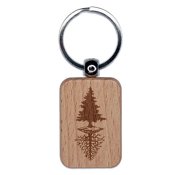 Tree Keychain - Etsy