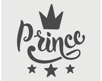 Prince Stencil | Etsy