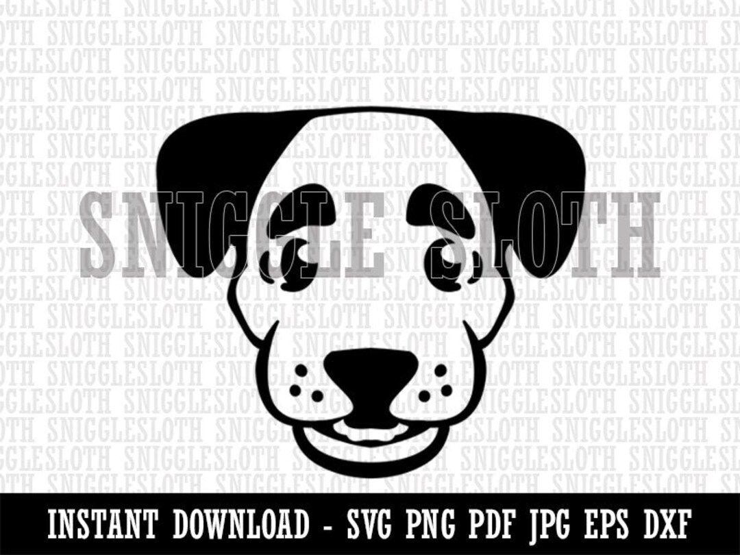 Puppy Dog With Big Eyebrows Clipart Instant Digital Download - Etsy