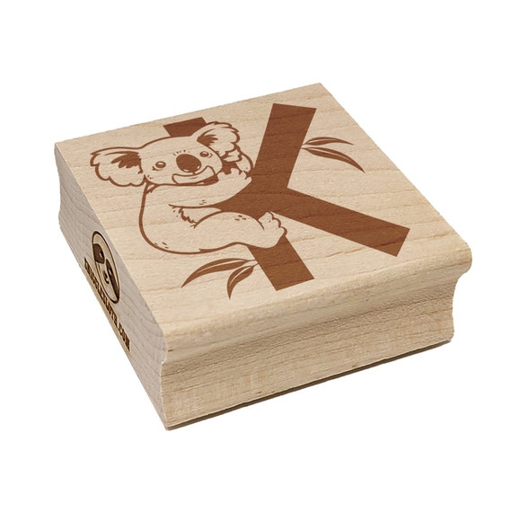 Rubber Stamp Letter K