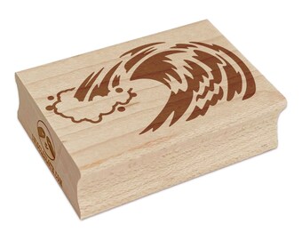 Wave Rubber Stamp - Etsy