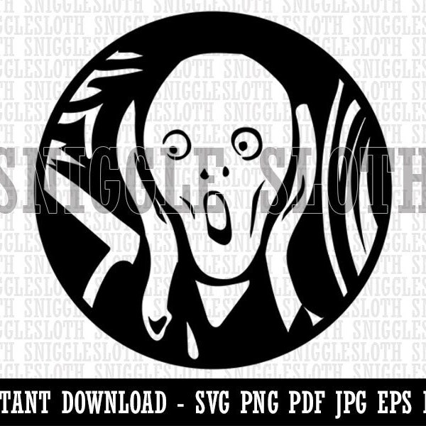 Scream Svg - Etsy