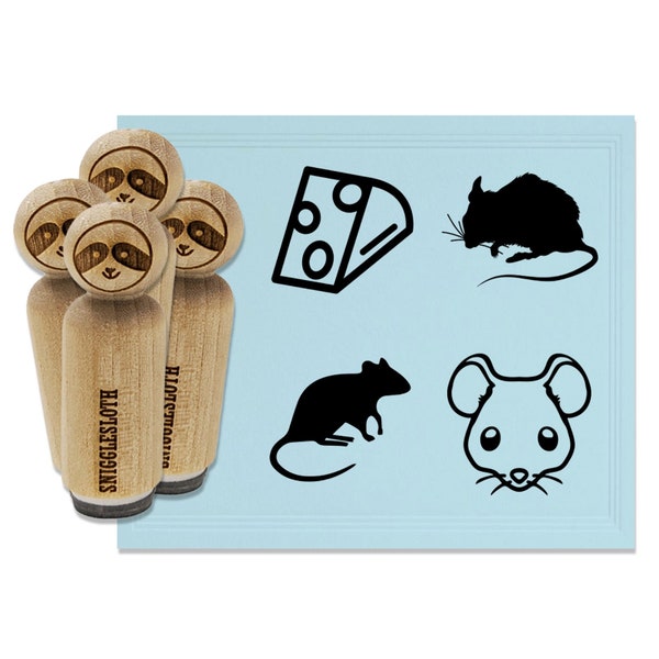 Mouse Rubber Stamp - Etsy