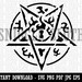 Cthulhu Elder Sign Eldritch Pentagram Clipart Digital Download SVG EPS ...
