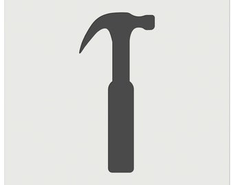 Hammer Tool Stencil - Etsy