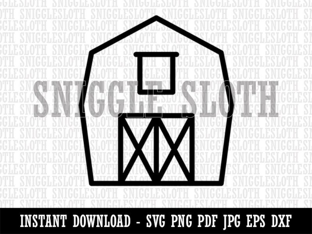 Barn Doodle Clipart Instant Digital Download SVG EPS PNG Pdf - Etsy