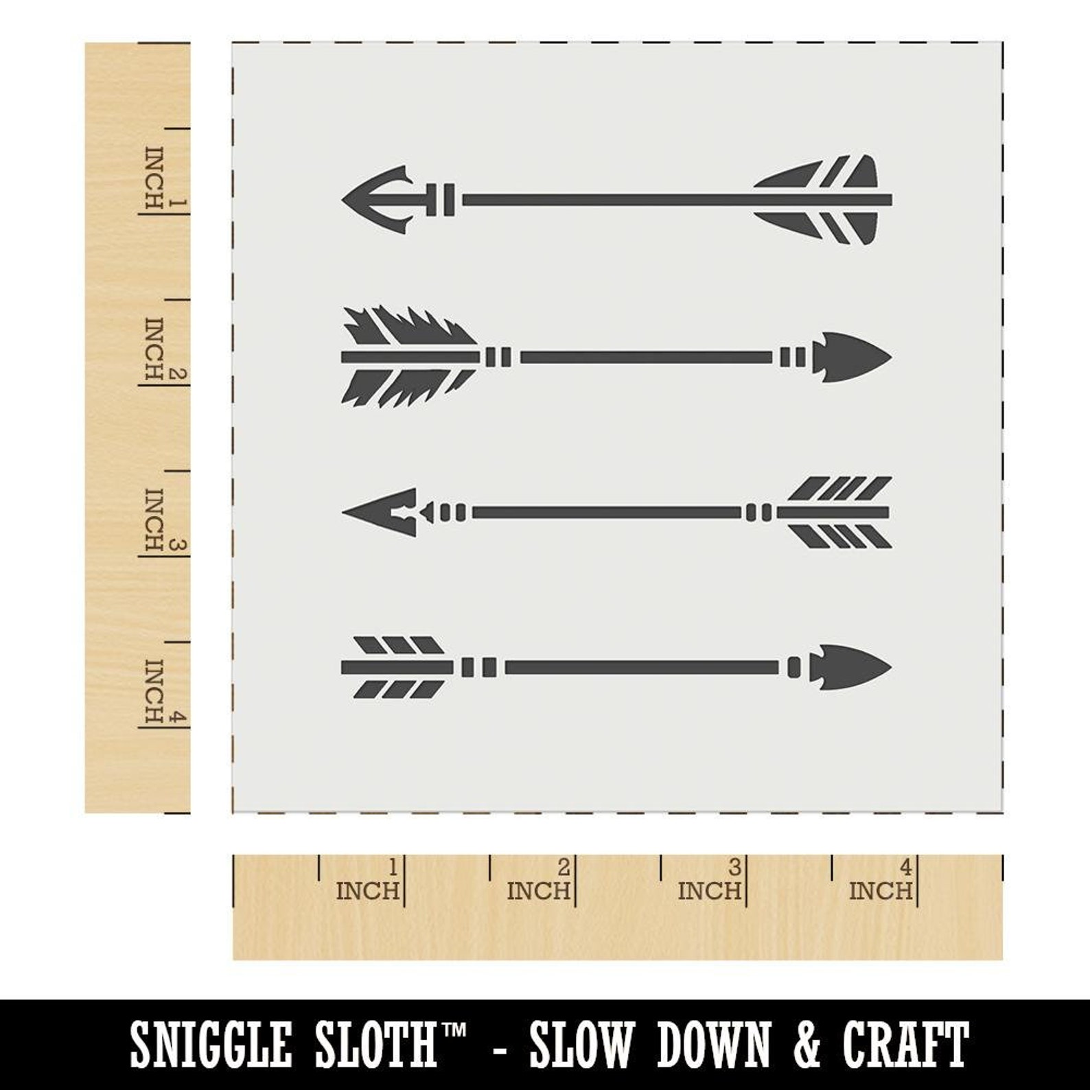 Set of Bow Arrow Pointers Wall Cookie DIY Craft Reusable - Etsy