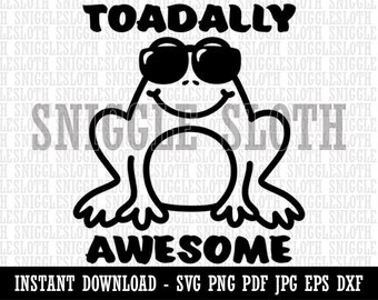 Toadally Awesome Cricut Svg - Etsy