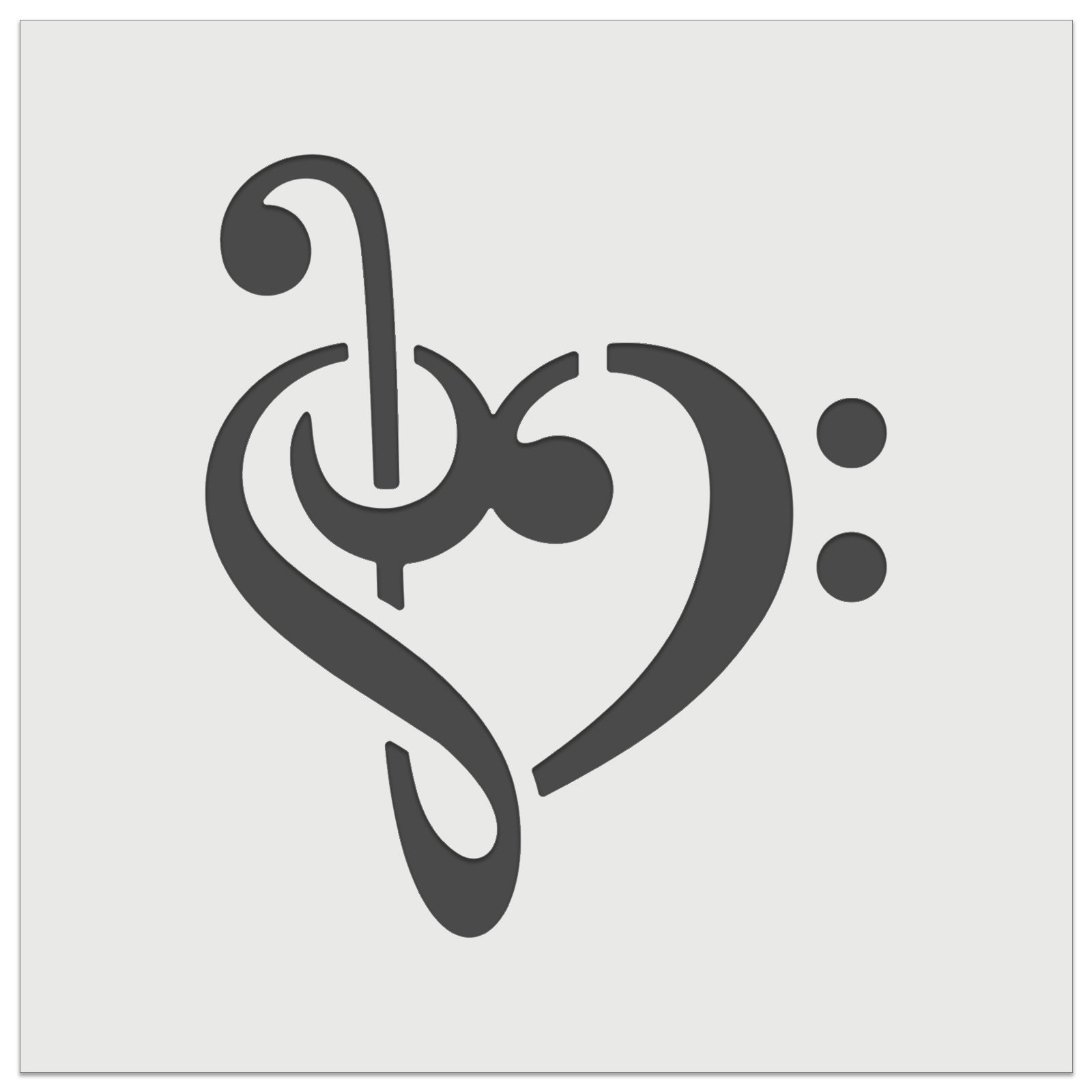Bass Clef Stencil