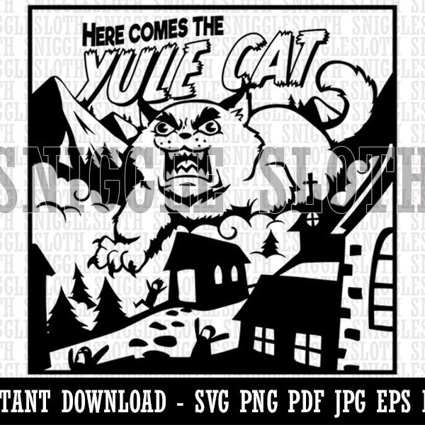 Yule Svg File - Etsy