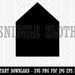 Simple House Solid Clipart Instant Digital Download SVG EPS - Etsy
