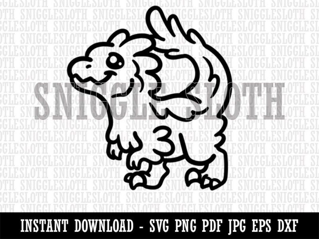 Chibi Raptor Feathered Velociraptor Dinosaur Clipart Digital - Etsy
