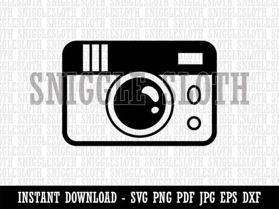 Vintage Disposable Camera Clipart Instant Digital Download SVG | Etsy
